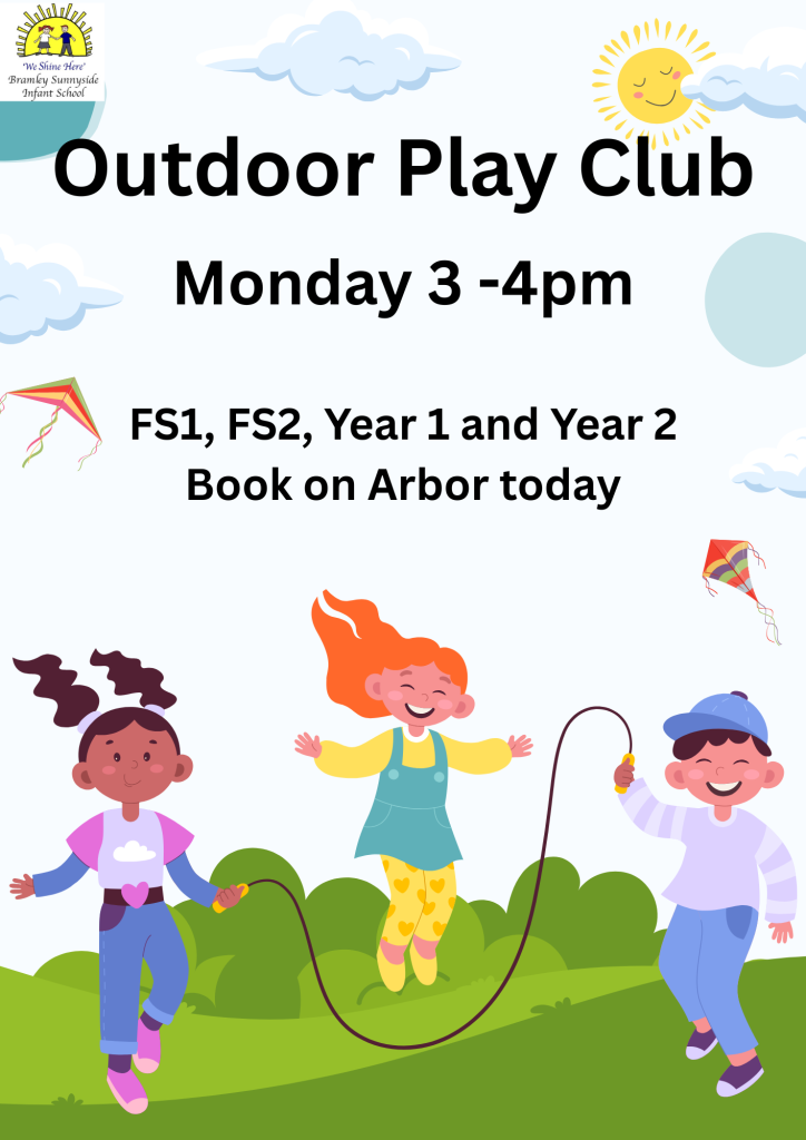 outdoor play club – Bramley Sunnyside Infant School